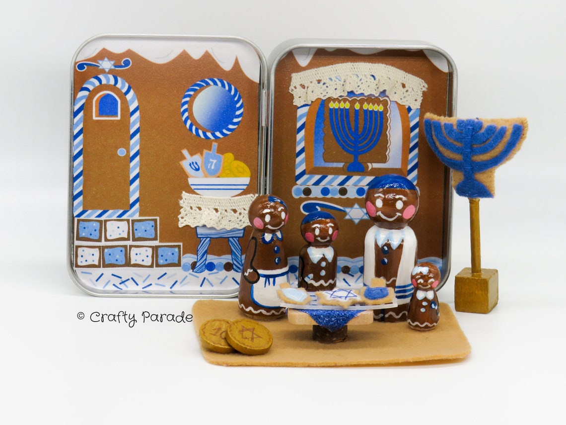 Hanukkah Gingerbread House Hanukkah Chanukah Jewish - Etsy