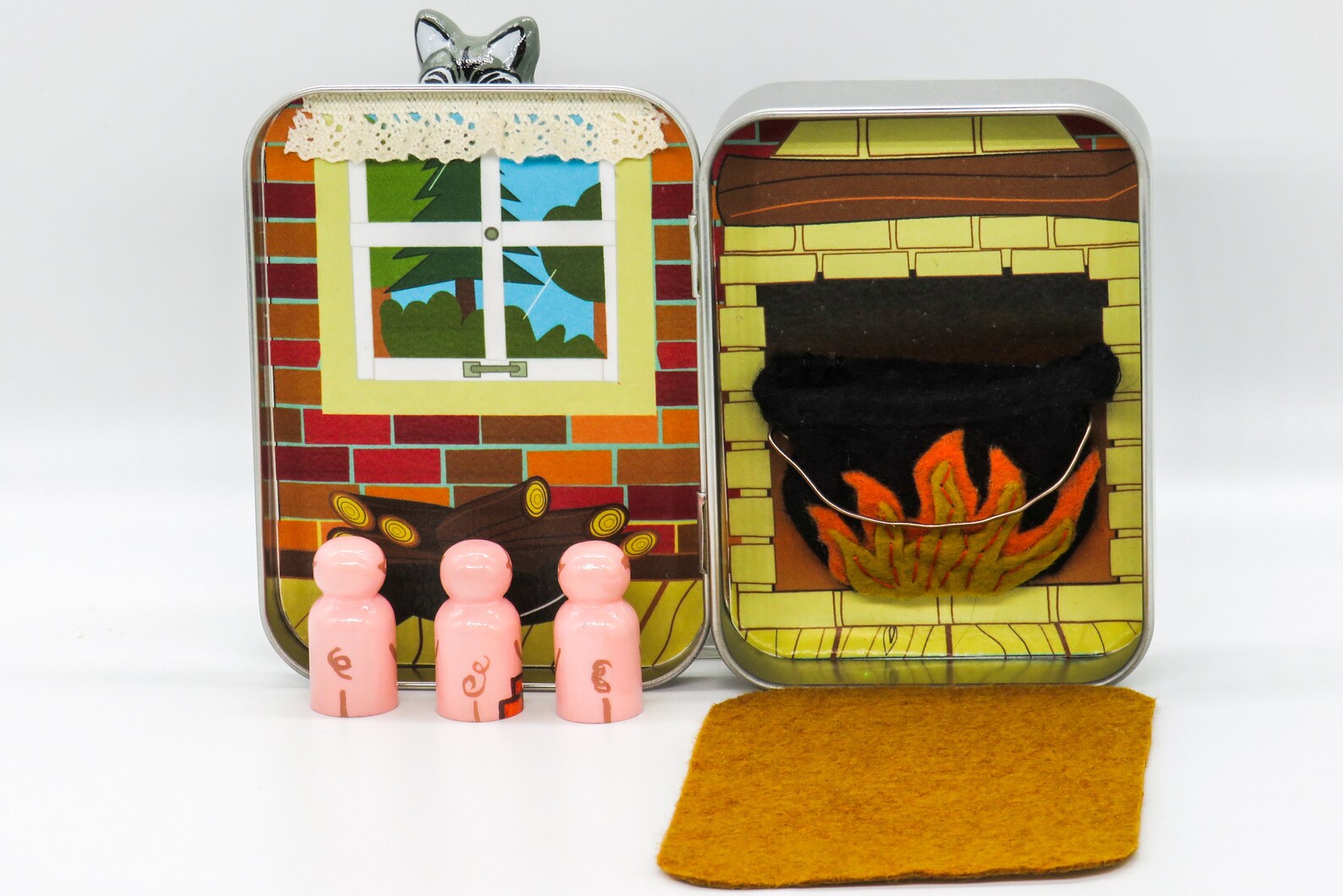 The Three Little Pigs and the Big Bad Wolf the Three Little - Etsy