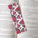 Fruit Bookmark Watermelon Art Fun Bookmark Summer Bookmark - Etsy