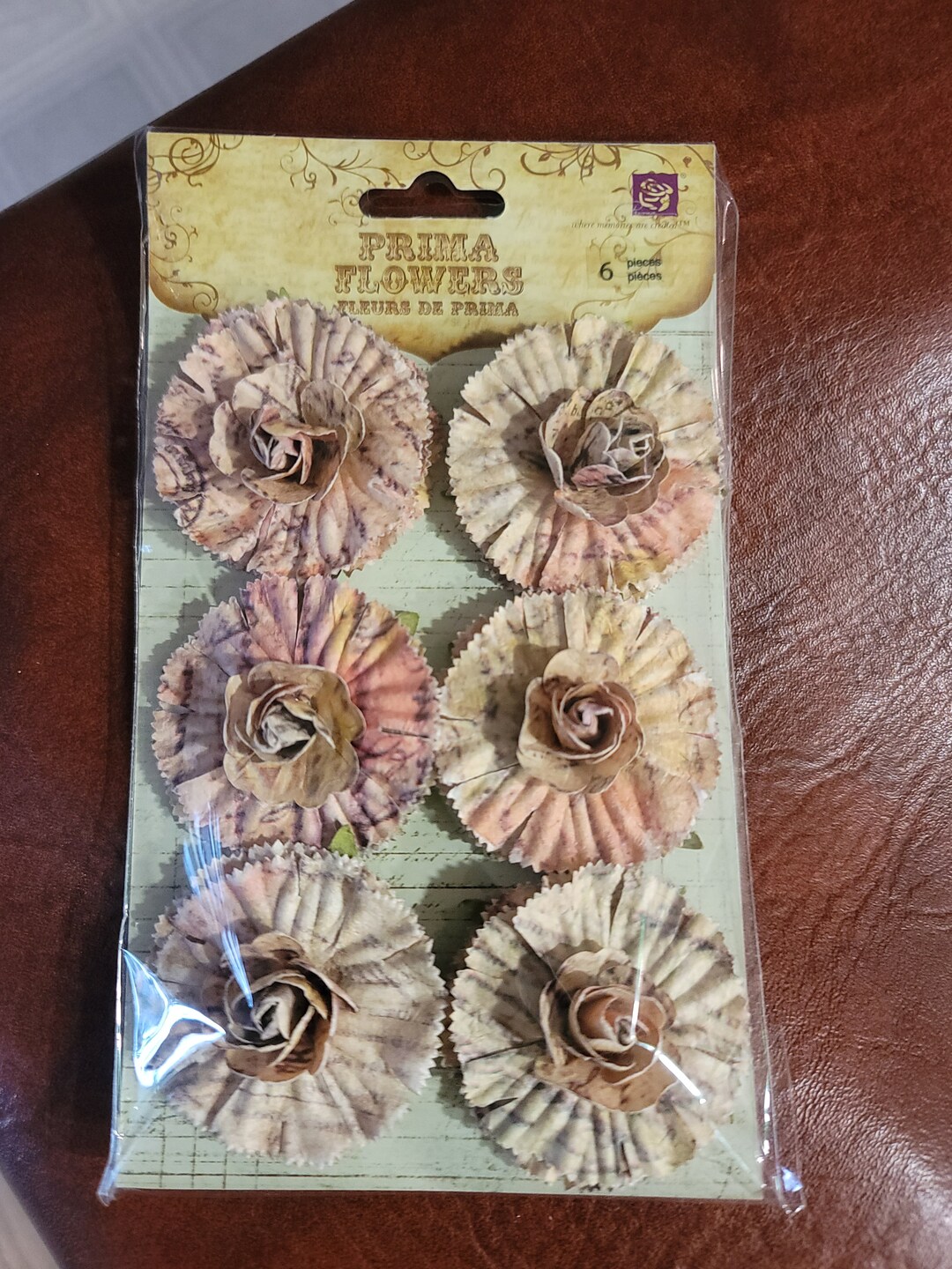 Prima 6pc Flower Set Embellishments - Etsy