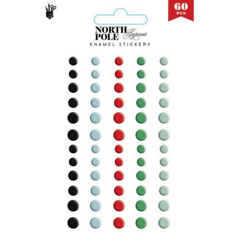 Fancy Pants North Pole Express Enamel Stickers - Etsy