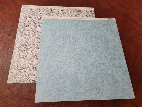 Authentique Paper 12 X 12 Glamour Paper Collection Paper Two | Etsy
