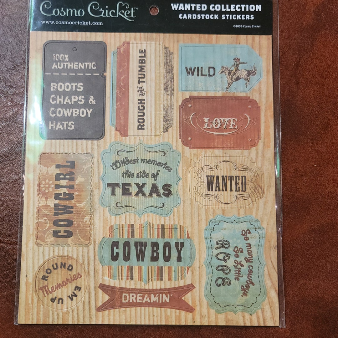 Cosmo Cricket Wanter Cardstock Stickers Embellishments - Etsy