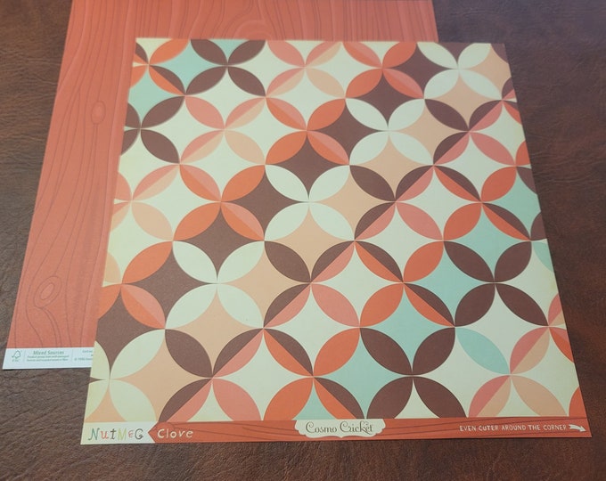 Cosmo Cricket 12 X 12 Nutmeg Paper Collection Clove - Etsy