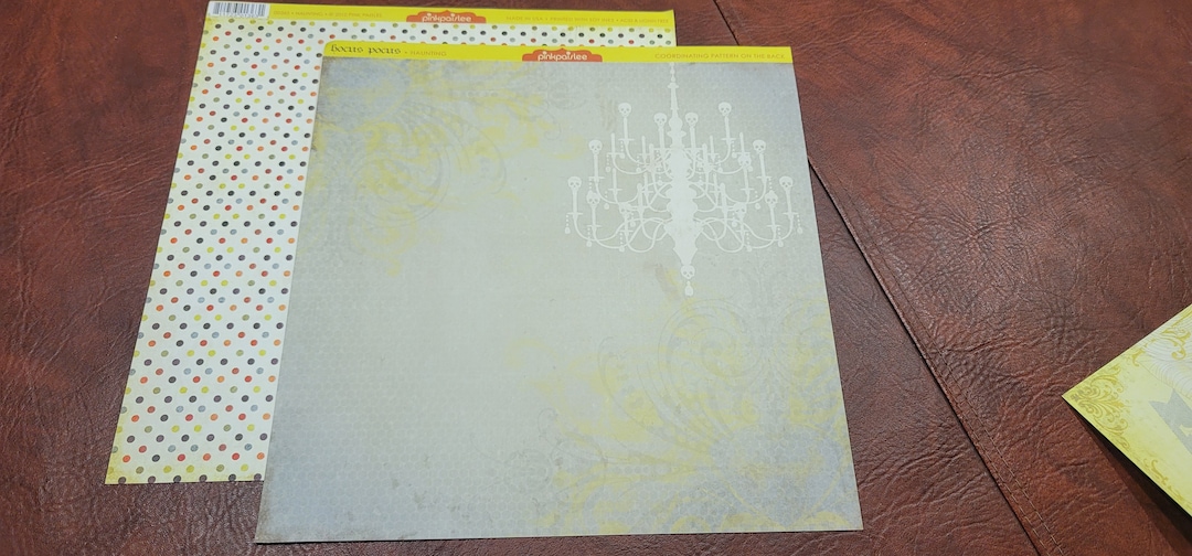 Pink Paislee 12 X 12 Hocus Pocus Paper Collection Haunting - Etsy