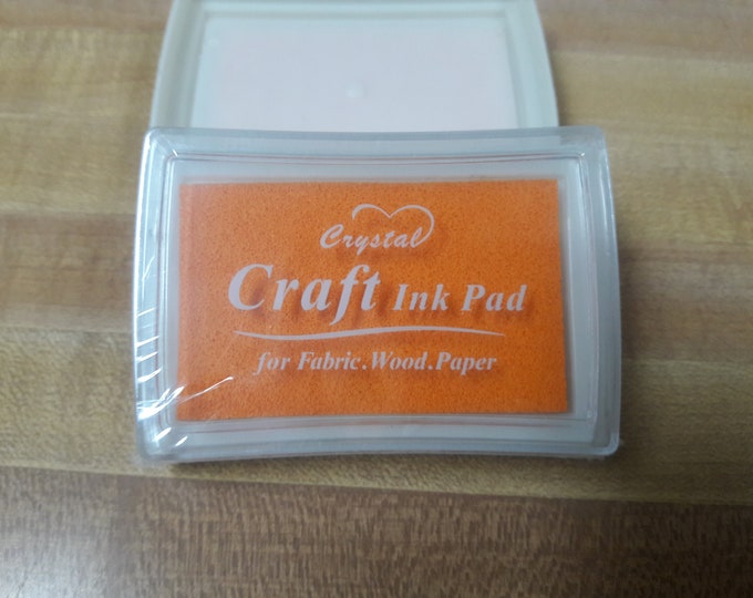 Let's Color Mini Orange Ink Pad - Etsy