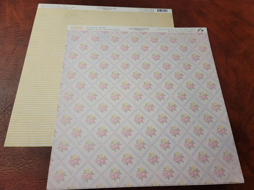 Authentique Paper 12 X 12 Swaddle Paper Three - Etsy