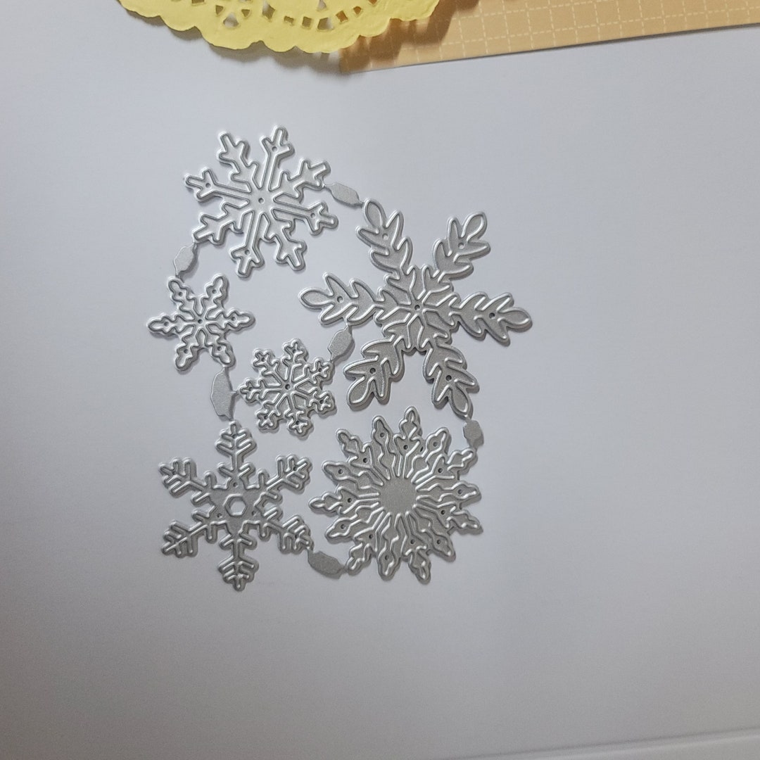 6 Snowflakes Metal Die - Etsy