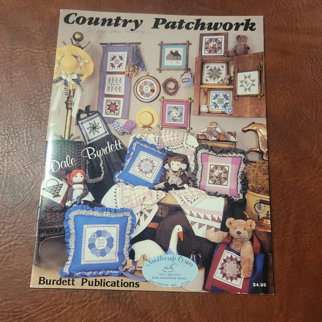 Dale Burdett Country Patchwork Cross Stitching Book - Etsy