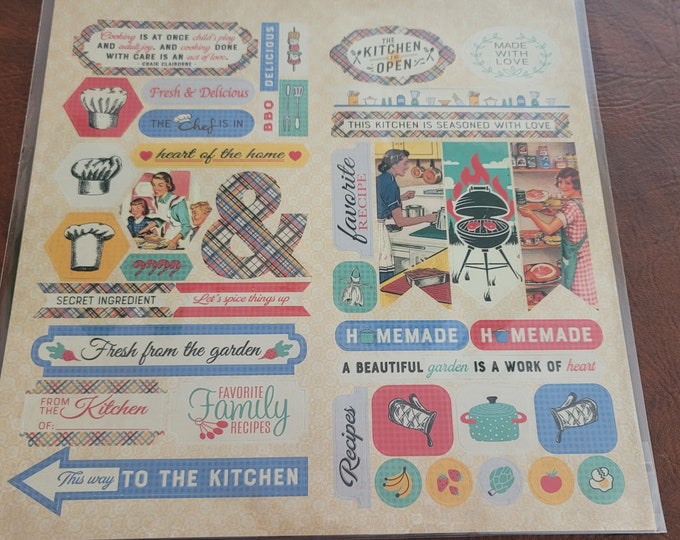 Authentique Paper Delicious Elements Ephemera - Etsy