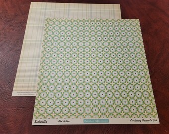 4 Assorted Sheets October Afternoon Snapshots Collection, 12X12 Pattern ...