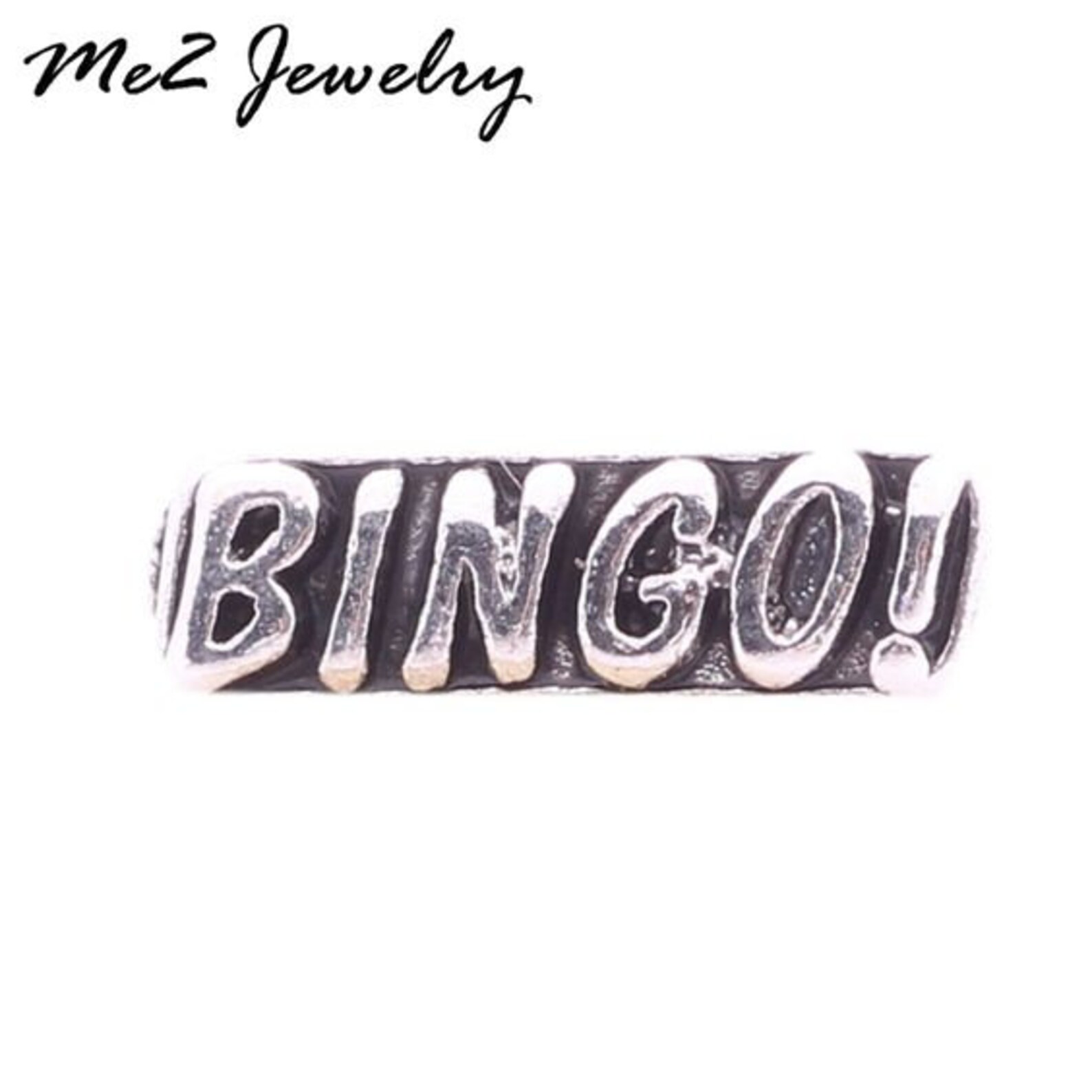 Floating Charm Silver Bingo Charm | Etsy