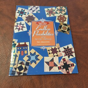 Endless Possibilities Nancy Johnson-srebro Quilt Patterns Quilting Instructions - Etsy