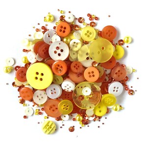 Buttons Galore 3oz Bottle Candy Corn Button Embellishment - Etsy