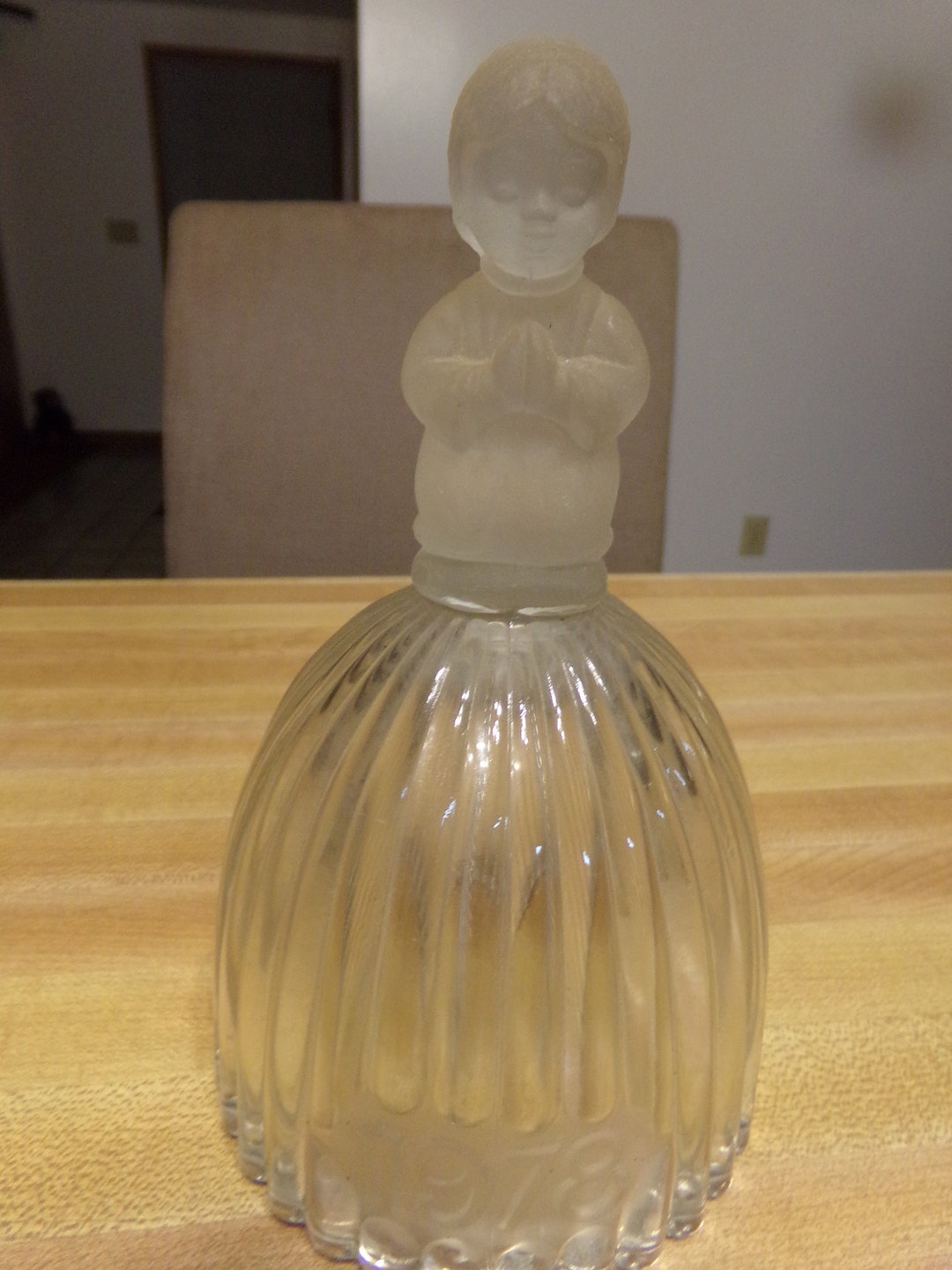 1978 Goebel Crystal Frosted Bell - Etsy