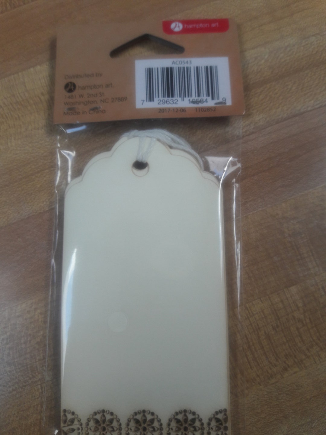 Hampton Art Doily Ivory Tags Embellishments - Etsy