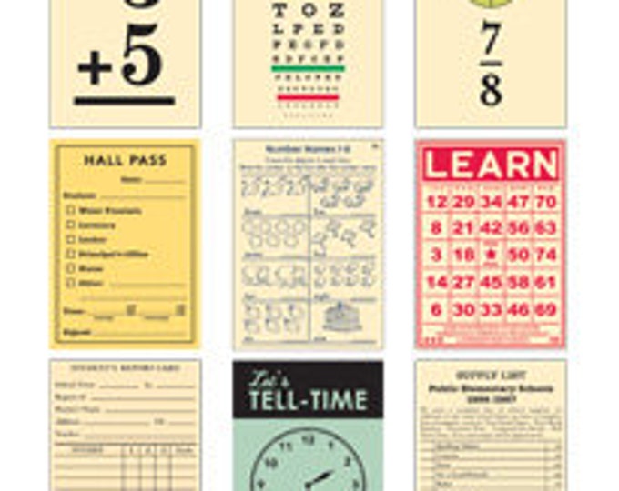 October Afternoon Report Card Wild Cards Ephemera - Etsy