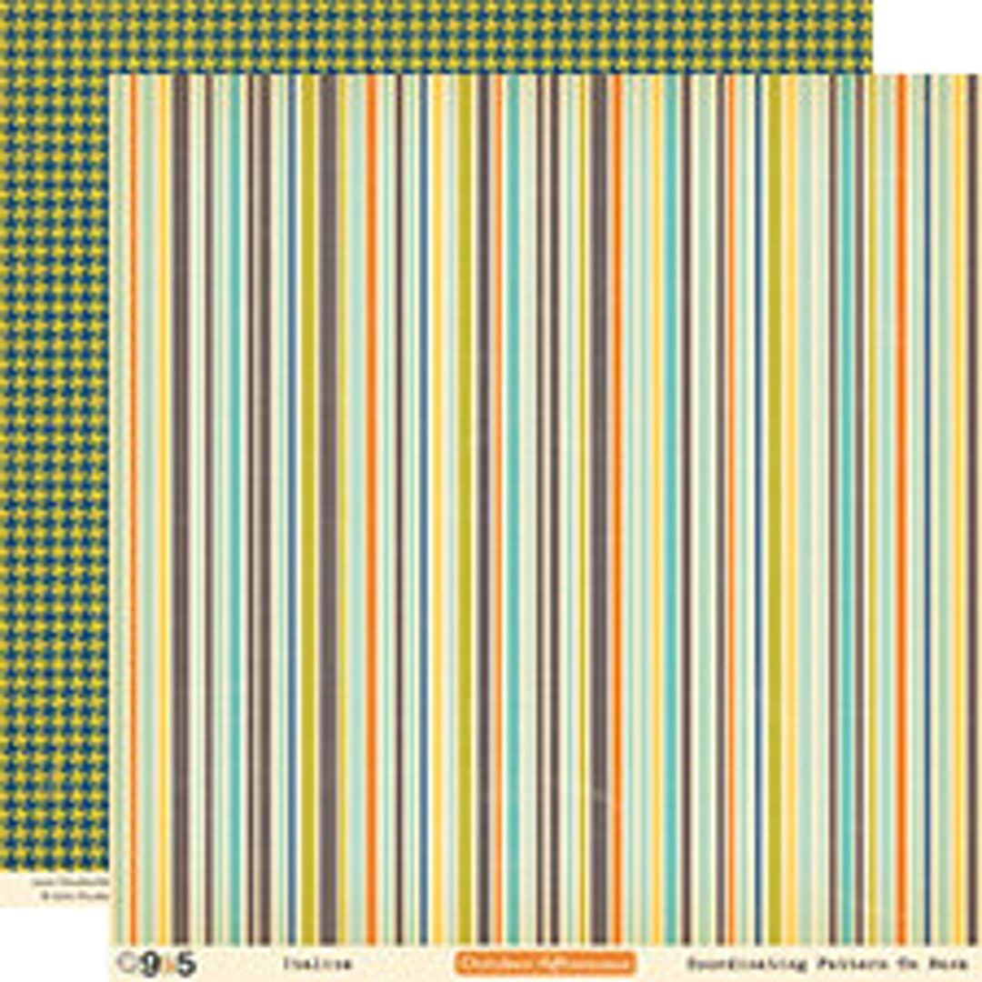 October Afternoon 9 to 5 12x12 Paper Collection Italics - Etsy