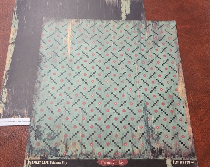 Cosmo Cricket 12 X 12 Halfway Cafe Paper Collection Oklahoma City - Etsy