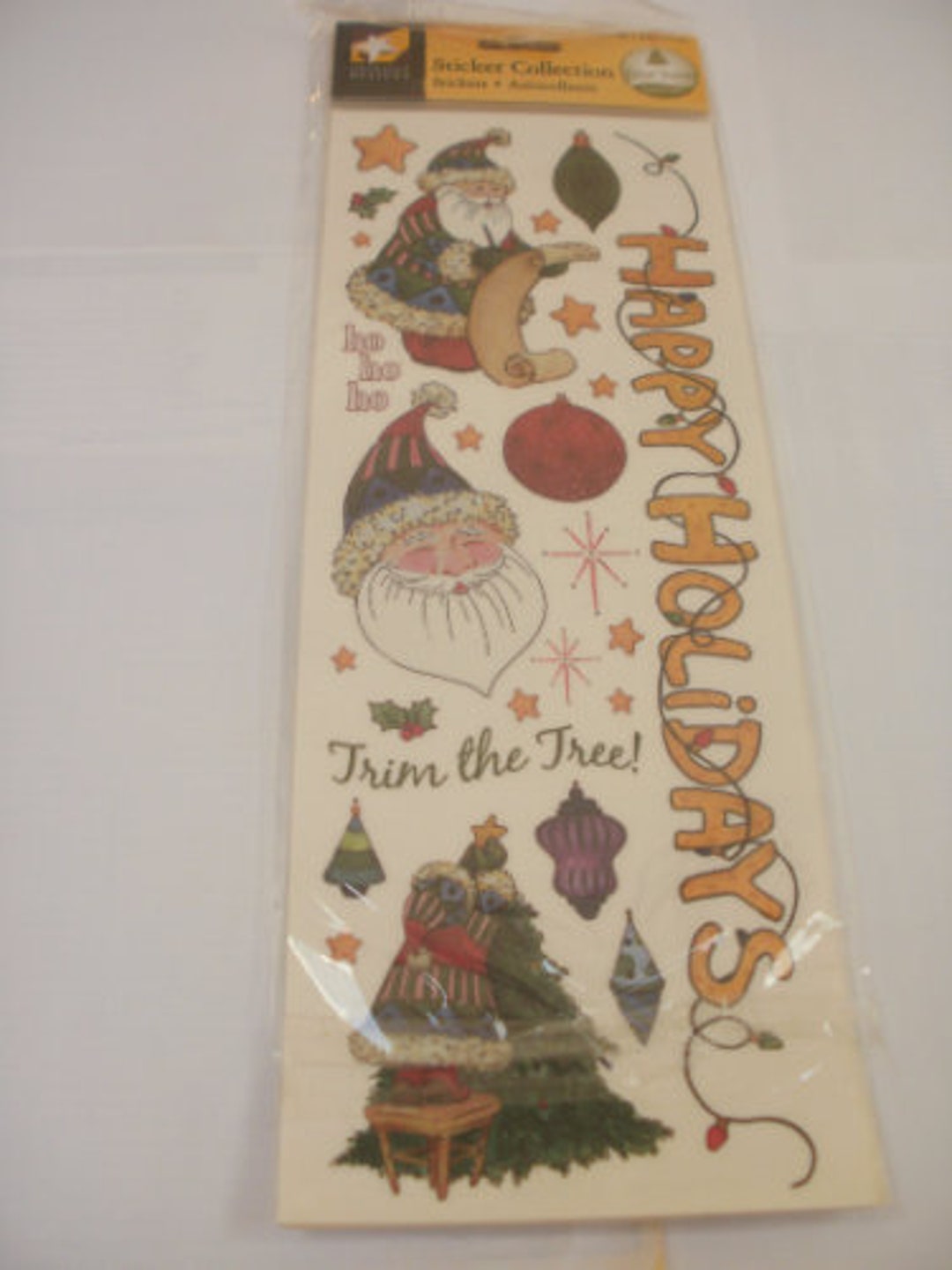 American Traditional Dear Santa Scrapbook Stickers - Etsy