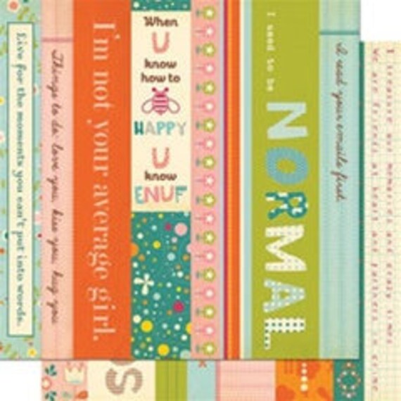 Cosmo Cricket Girl Friday 12 X 12 Paper Collection Borders - Etsy