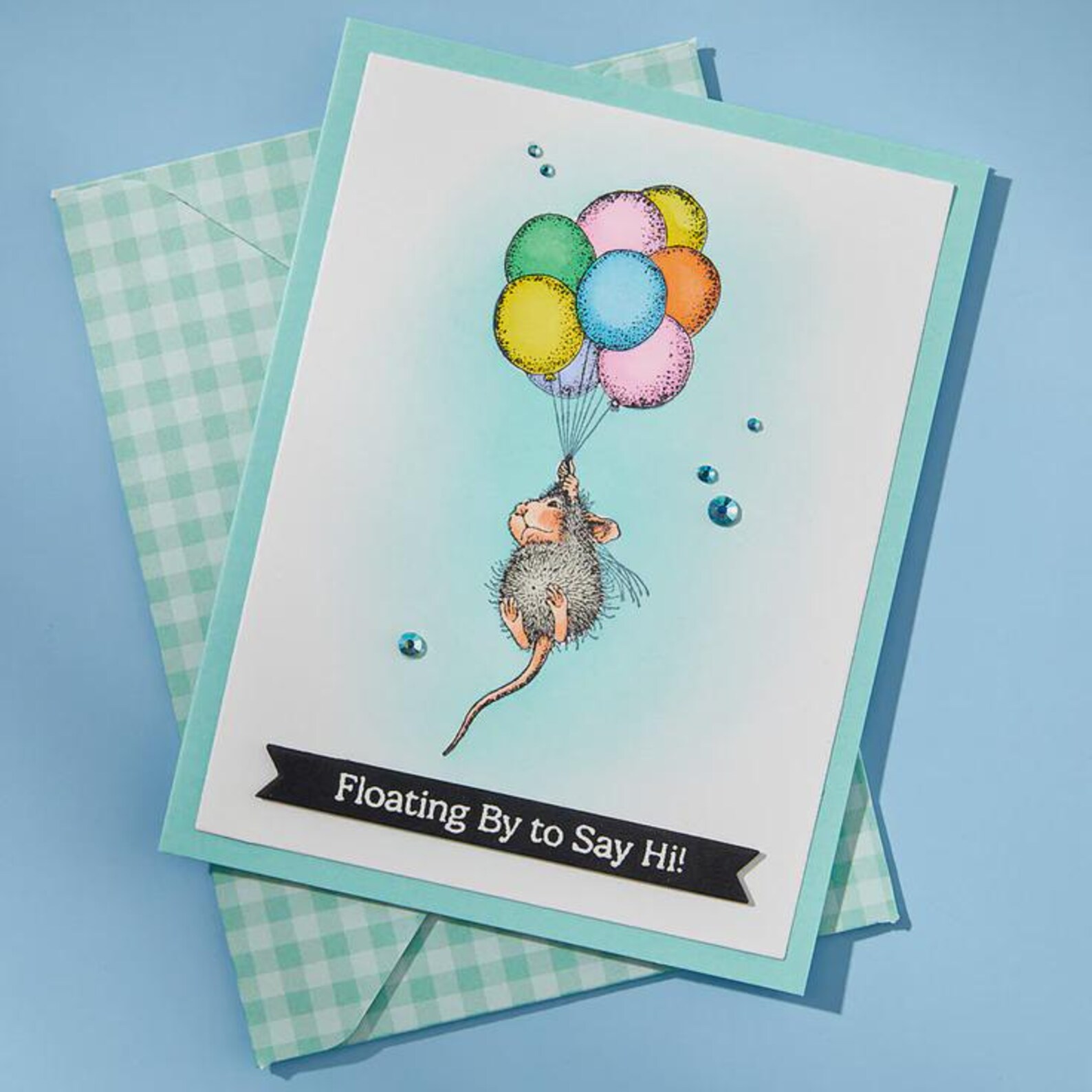 Spellbinders New Release House Mouse up up & Away 6 Pc Cling Rubber ...