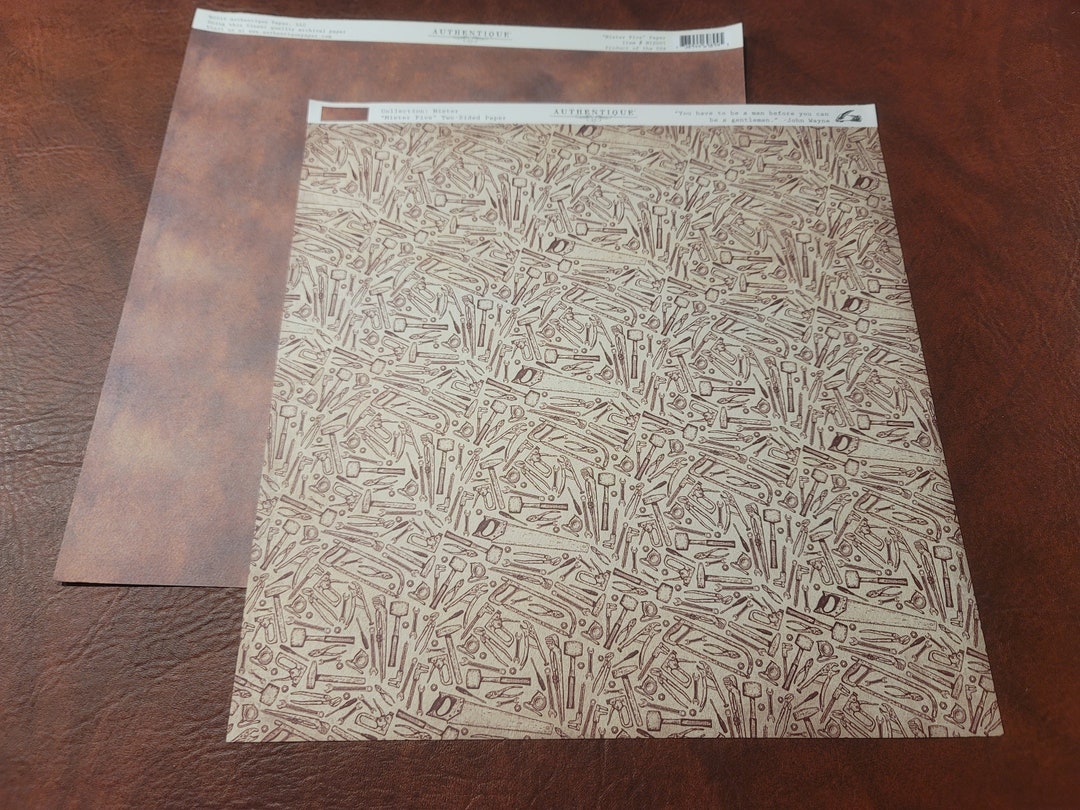 Authentique Paper 12 X 12 Mister Paper Collection Mister Five - Etsy