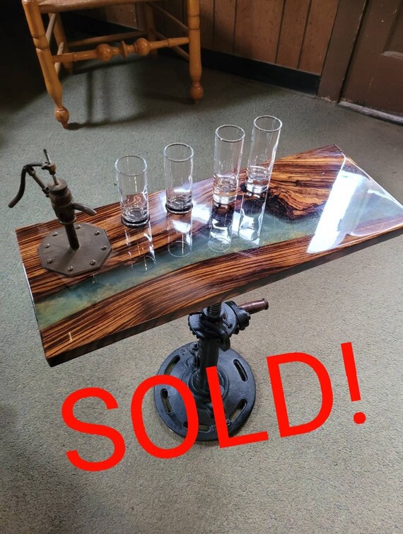 Mini river Table Wet Bar - Etsy