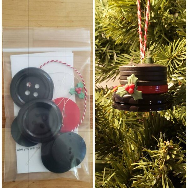 Button Ornaments - Etsy