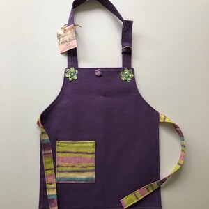 Kids Purple Apron Art, Cooking, Crafts, Little Helper, Size Small - Etsy