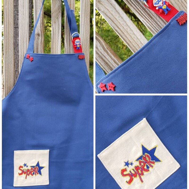 Superhero Apron - Etsy
