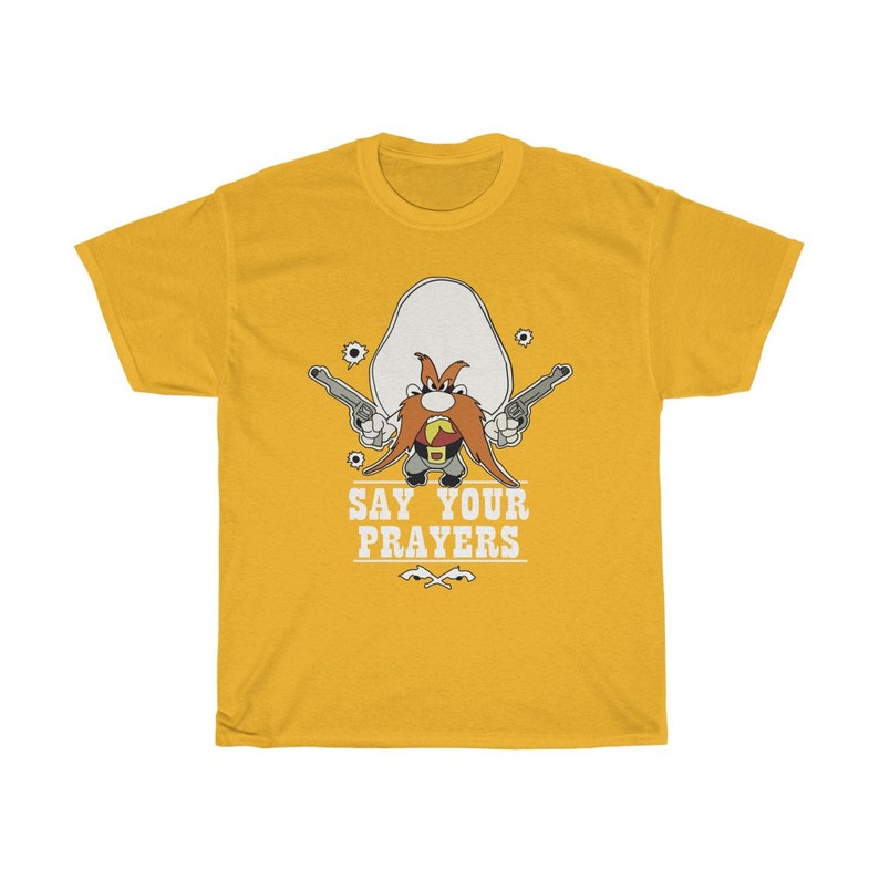 Yosemite Sam Say Your Prayers Adult T-Shirt | Etsy