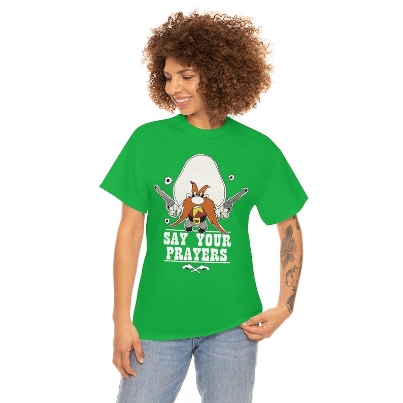 Yosemite Sam Say Your Prayers Adult T-shirt - Etsy