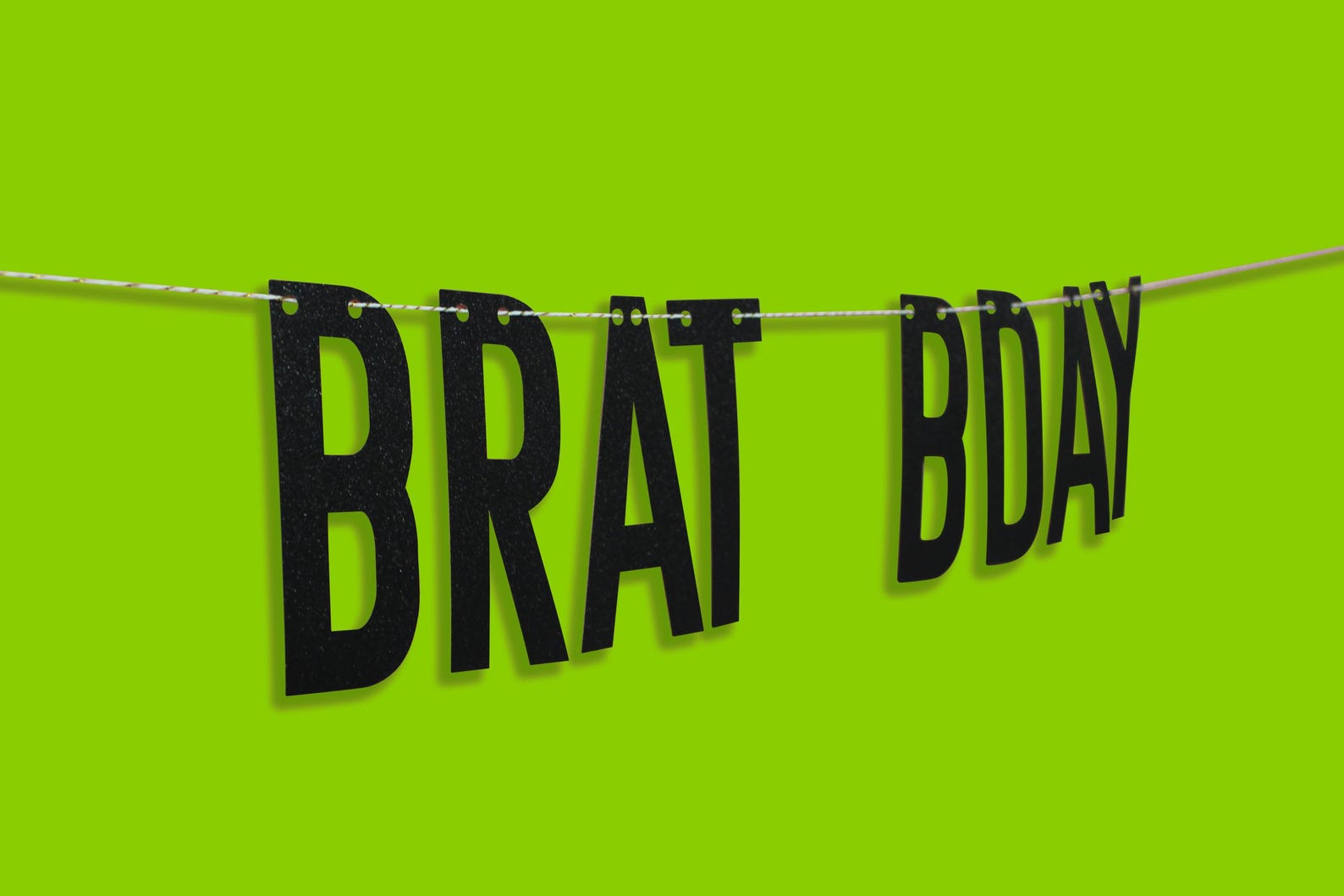 Brat Decorations, Brat Bday Banner, Brat Birthday Decorations, Brat ...
