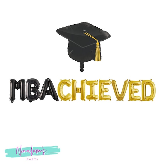 MBA Graduation Business School Graduation Sign MBA Degree - Etsy