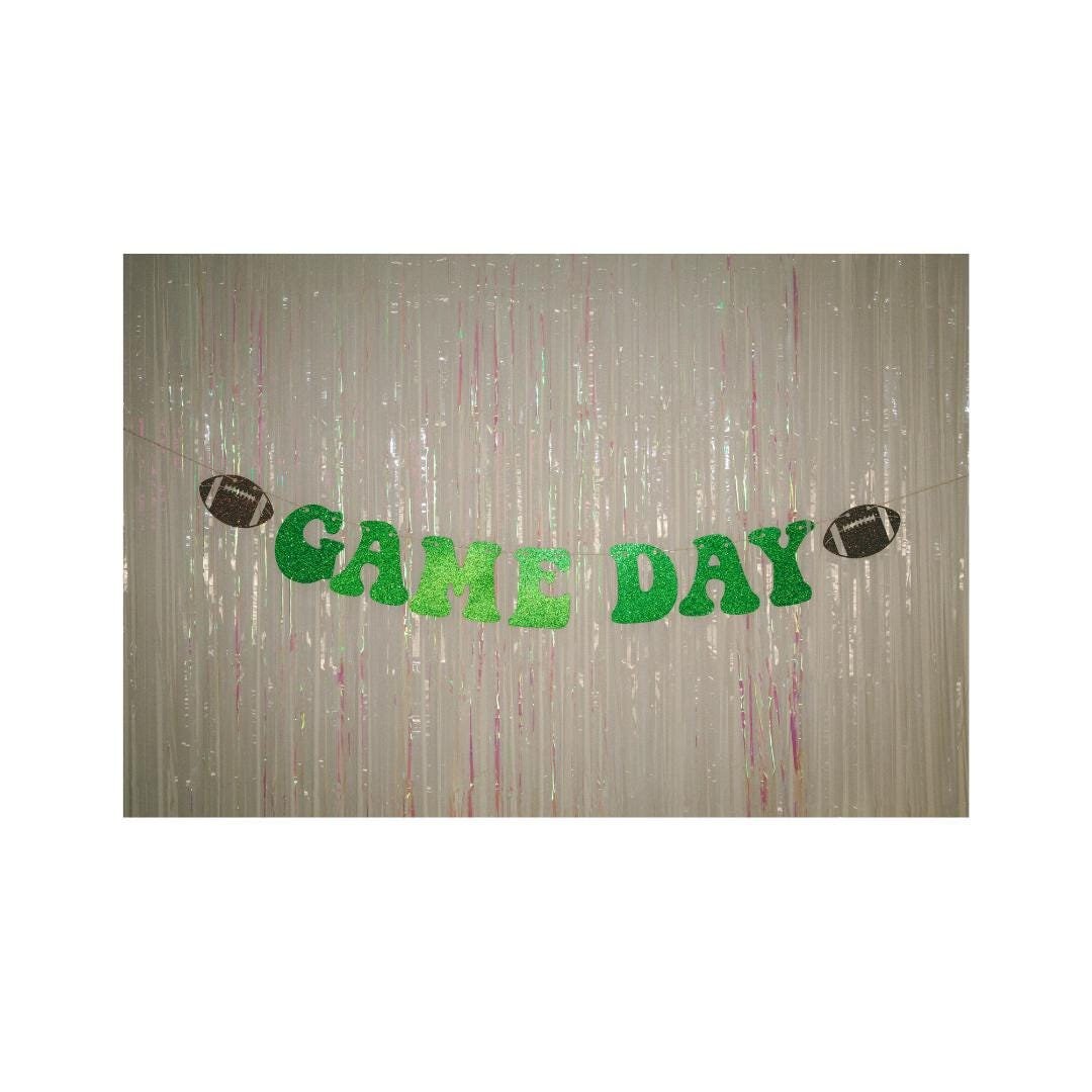 Game Day Banner Decorations, Football Banner, Football Sign, Football ...