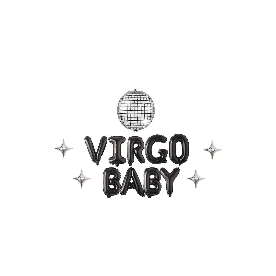 21st Birthday Decorations, Virgo Baby Balloon Banner, Birthday Banner ...