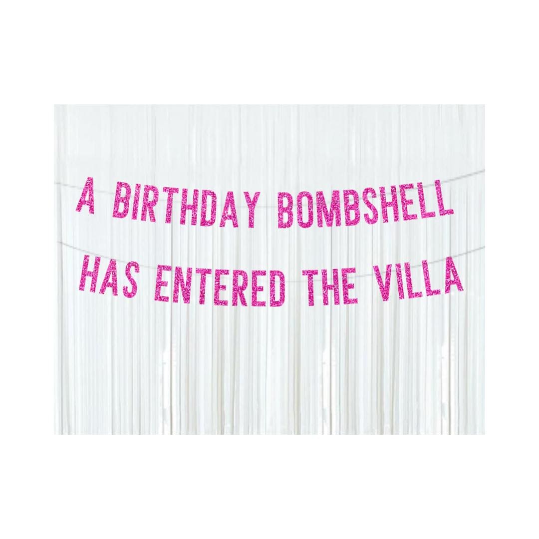 Island of Love Birthday Party Decorations, A Birthday Bombshell Has Entered the Villa Birthday ...