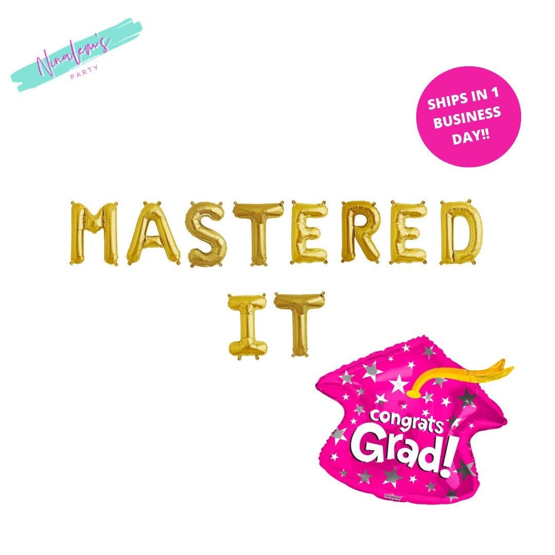 Graduation Decorations 2021, Masters Degree, Graduation Balloons, Class ...