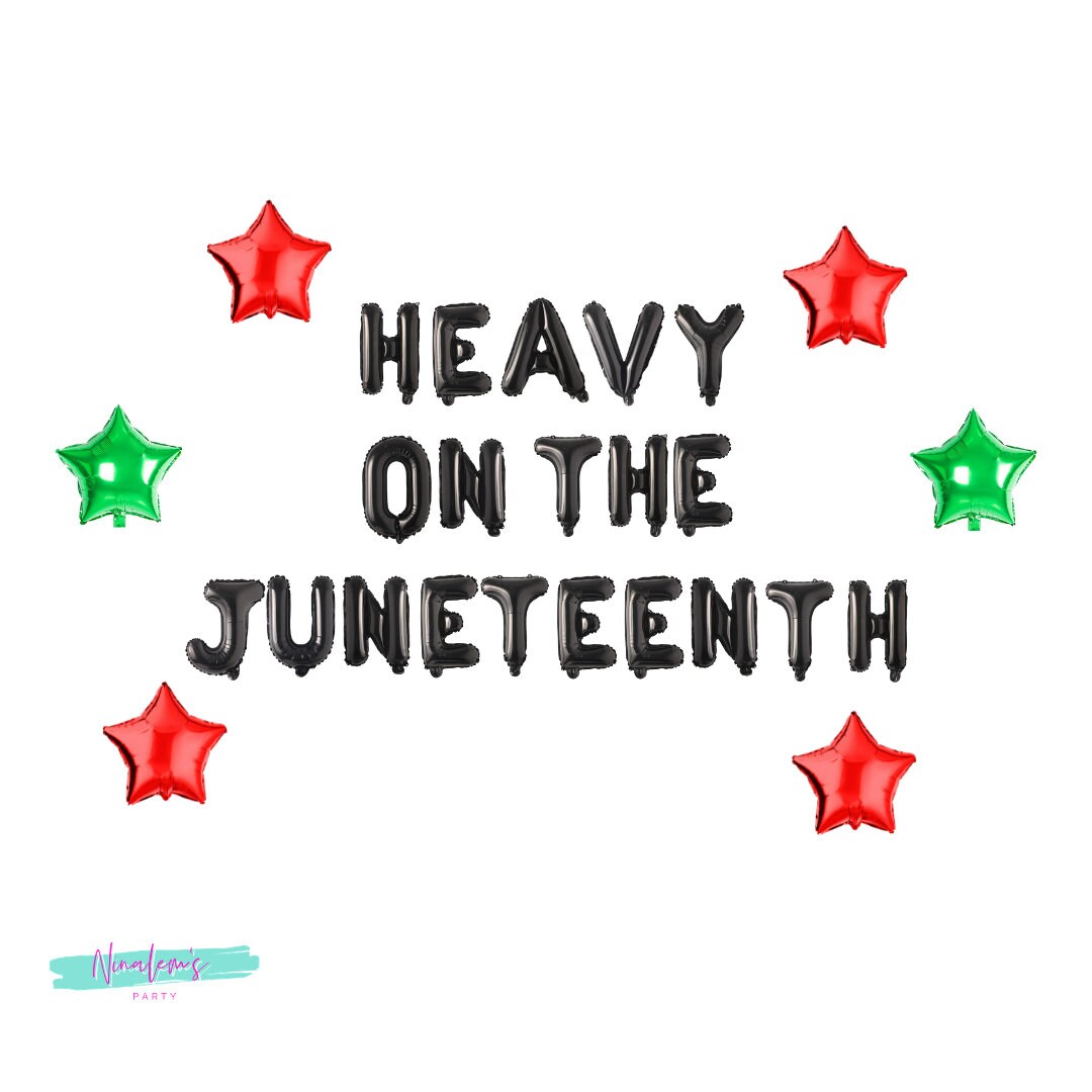 Juneteenth Party Decorations, Juneteenth Balloons, Juneteenth Banner ...