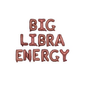 21st Birthday Decorations, Big Libra Energy Balloon Banner, Birthday ...