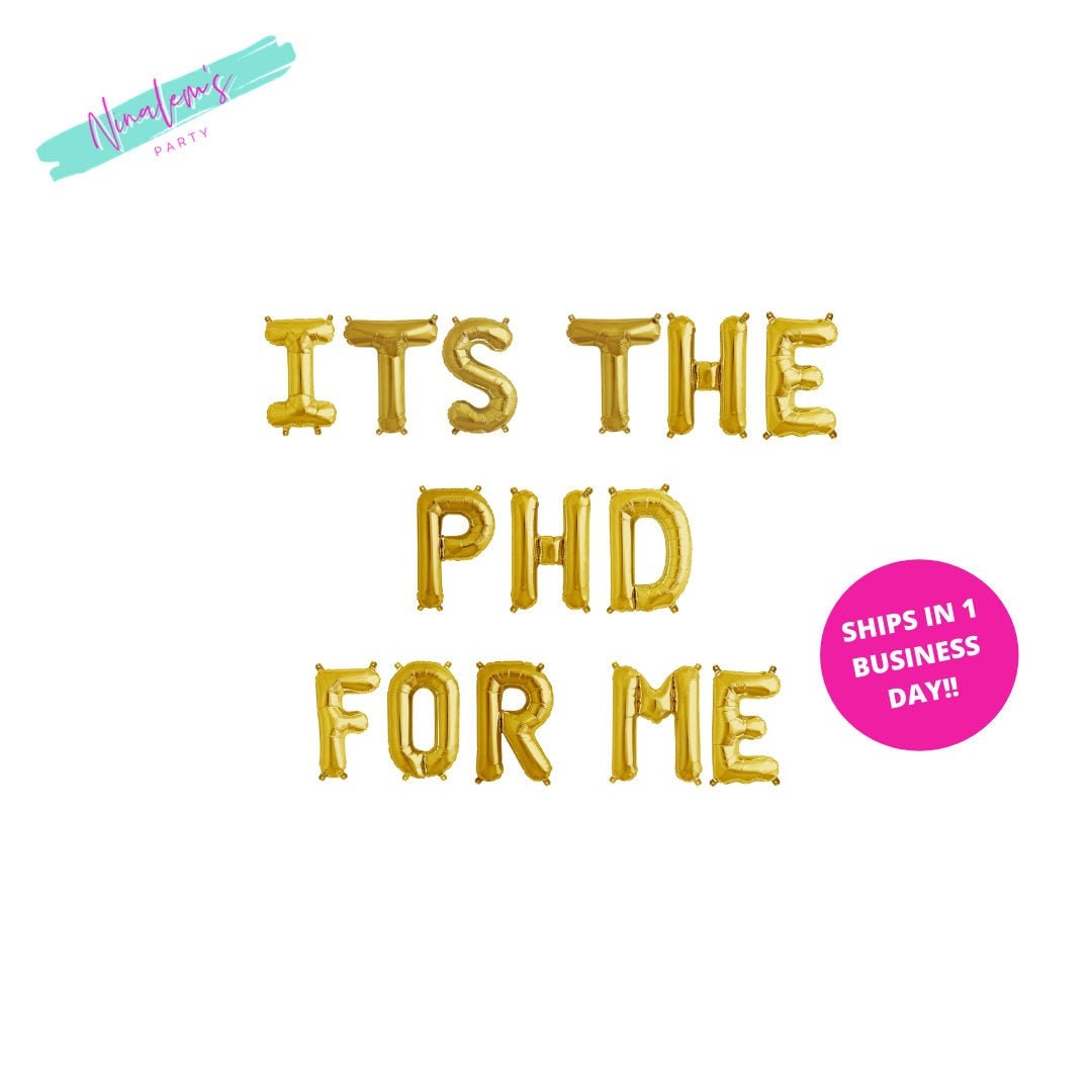 PHD Graduation Banner Doctorate Graduation Sign | PHD Degree Grad Party ...