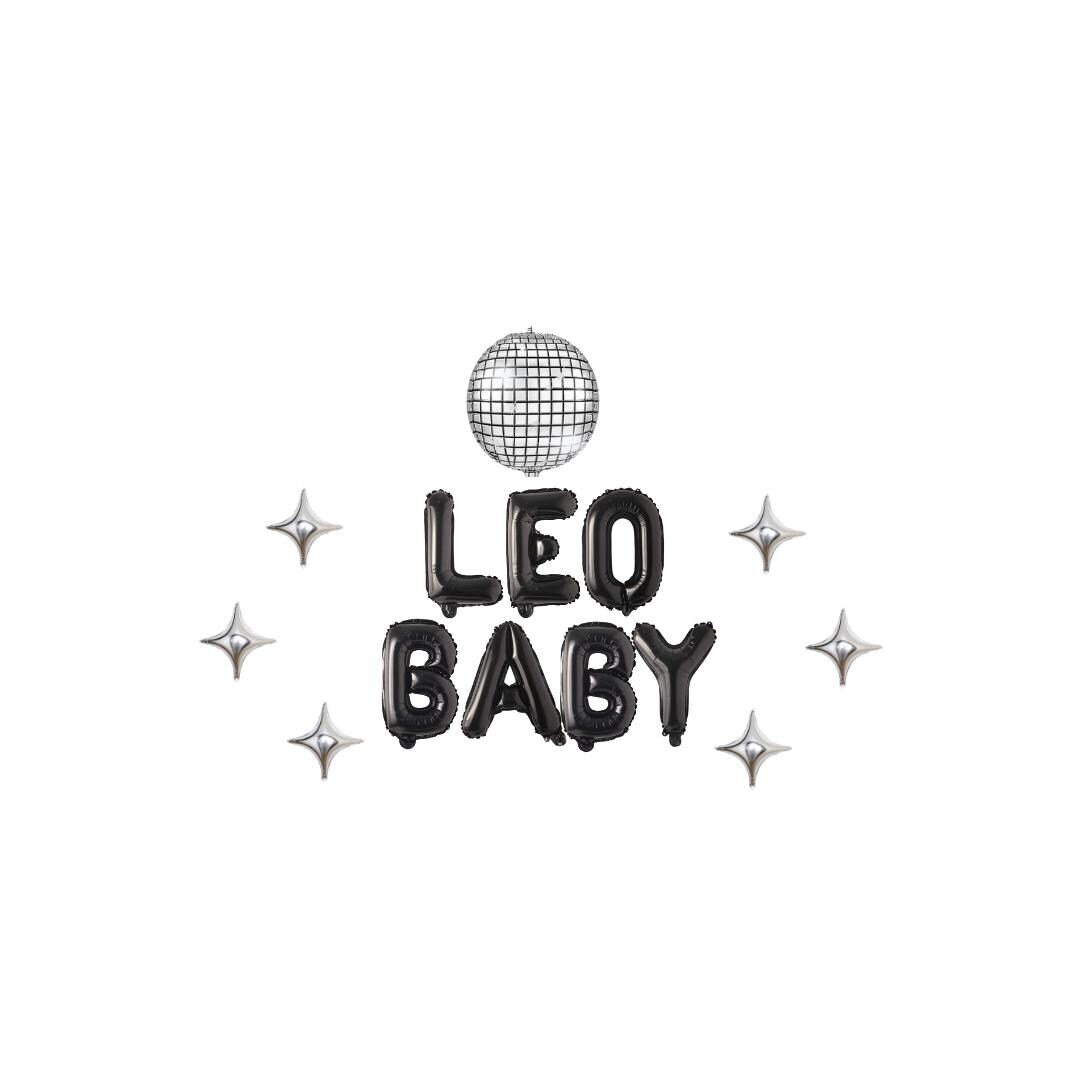 21st Birthday Decorations, Leo Baby Balloon Banner, Birthday Banner ...