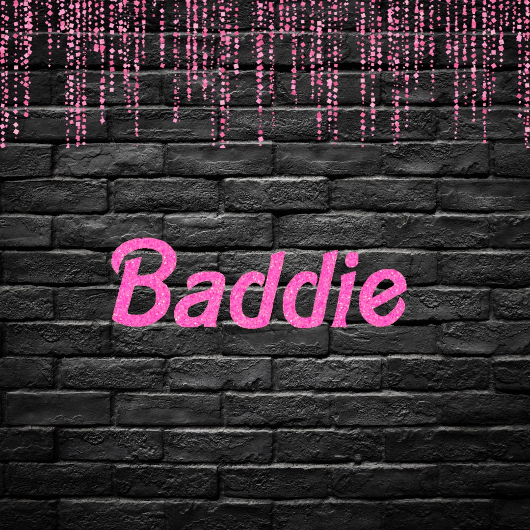 Birthday Banner, Baddie Pink Glitter Banner, Birthday Party Decorations ...