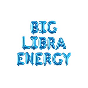 21st Birthday Decorations, Big Libra Energy Balloon Banner, Birthday ...