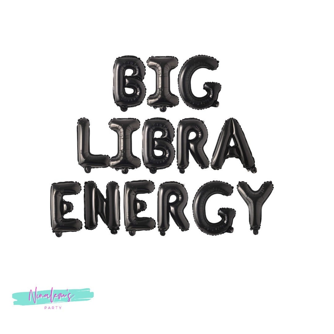 21st Birthday Decorations Big Libra Energy Balloon Banner - Etsy