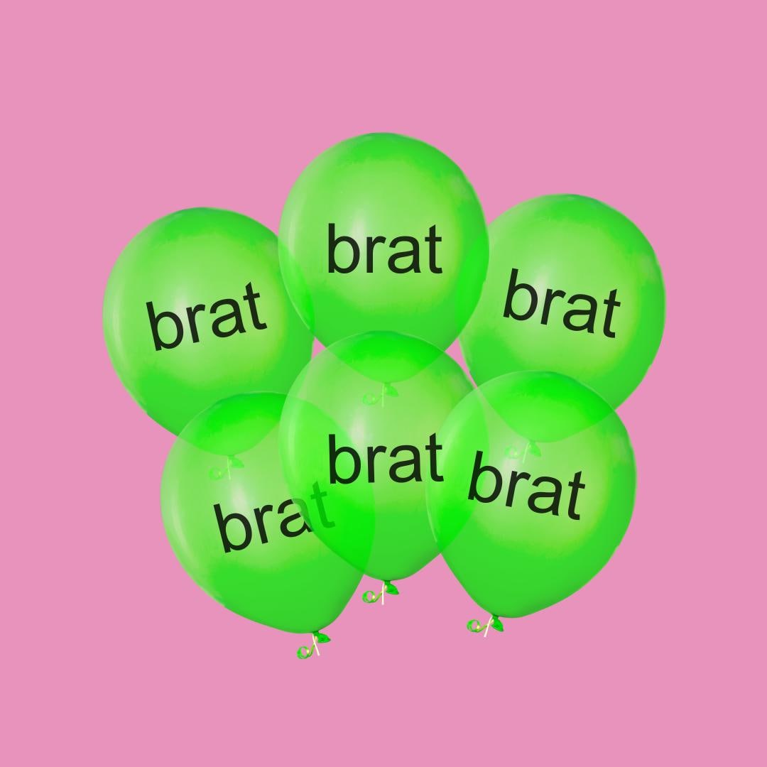Brat Decorations, Brat Latex Balloons, Brat Bday Balloons, Brat ...