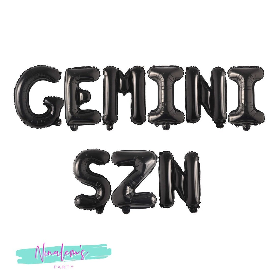 21st Birthday Decorations Gemini Season Balloon Banner - Etsy