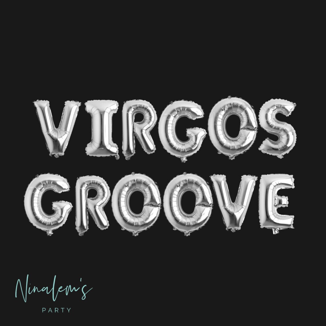 21st Birthday Decorations, Virgos Groove Balloon Banner, Virgo Birthday ...