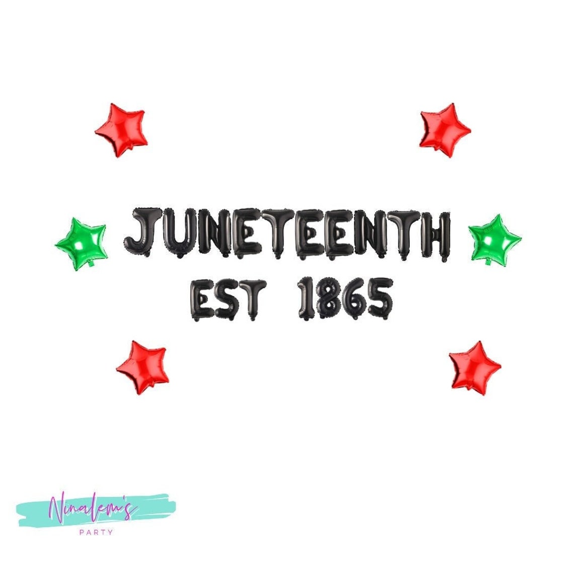 Juneteenth Party Decorations Juneteenth Balloons Juneteenth | Etsy